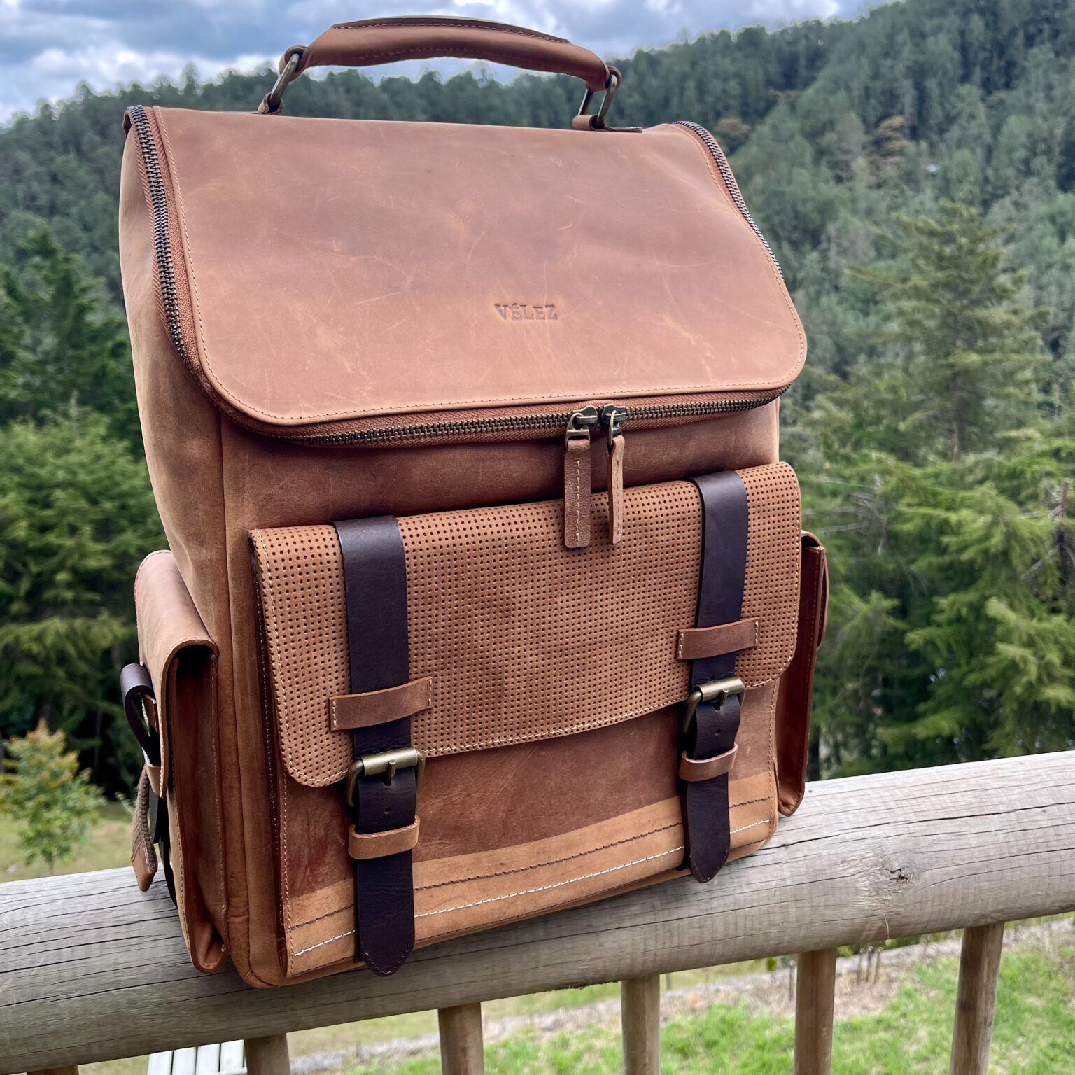 Bolso Vélez Original 100% Cuero GuerreGoo